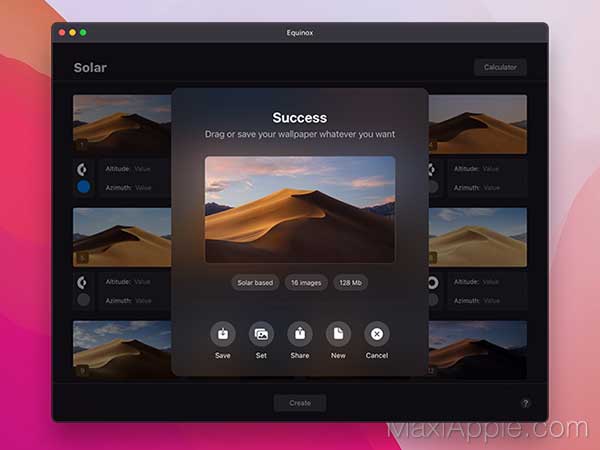 Equinox Mac - Créer des Fonds d'Ecran Dynamiques (gratuit) - MaxiApple