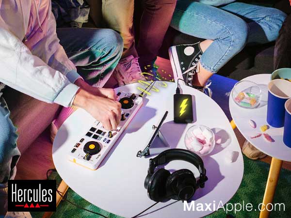 Hercules DJControl Mix, Mini Table de Mixage Connectée (video) - MaxiApple