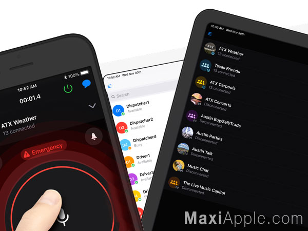 Zello, Talkie Walkie WiFi pour Mac PC iPhone Android (gratuit) - MaxiApple