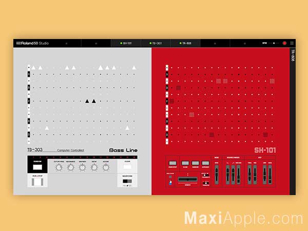 Émulateur Roland 50 Studio Mac PC iOS Android (gratuit) - MaxiApple