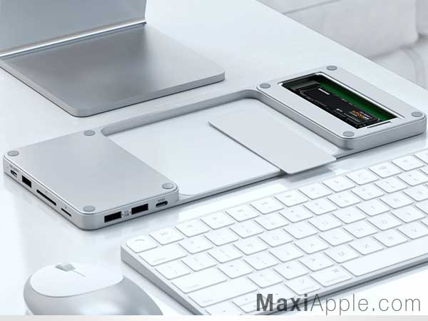 Satechi Slim Dock, Hub / SSD USB-C Extra Plat pour iMac 24 - MaxiApple
