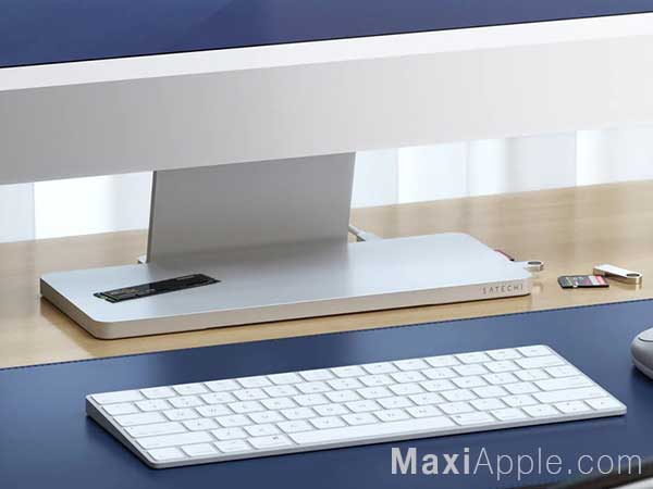 Satechi Slim Dock, Hub / SSD USB-C Extra Plat pour iMac 24 - MaxiApple
