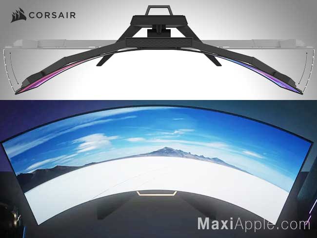 Corsair Xeneon Flex OLED, Écran Incurvé Flexible 45' (video) - MaxiApple