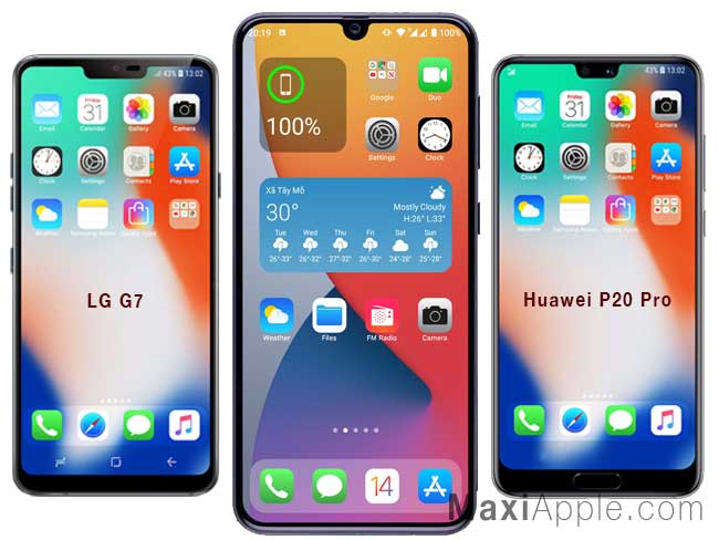 Launcher iOS 16 - Transformer Android en iPhone (gratuit) - MaxiApple