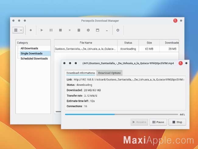 Persepolis Download Manager Mac PC - Gérer vos Téléchargements (gratuit ...