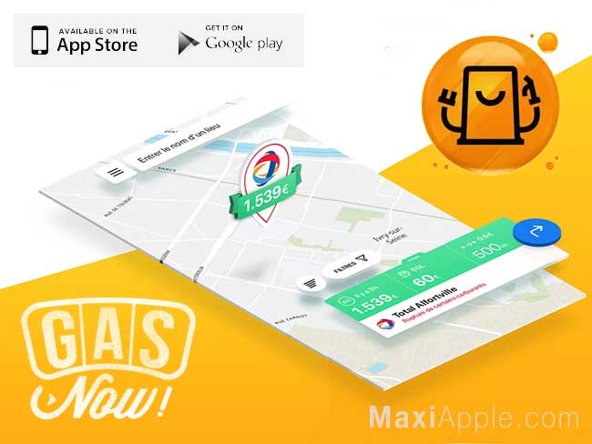 Gas Now iPhone - Trouver de l'Essence Pas Chère (gratuit) - MaxiApple