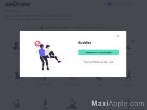 UnDraw.co, Illustrations SVG / PNG pour vos Projets (gratuit) - MaxiApple
