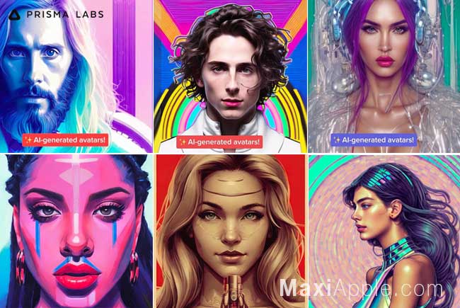 Lensa AI Magic Avatars iPhone iPad - Votre Avatar en IA (gratuit ...