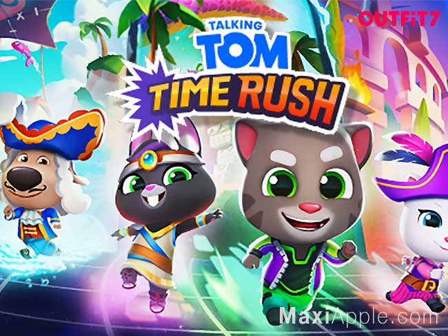Talking Tom Time Rush iPhone iPad - Retour de Tom le Chat (gratuit) - MaxiApple
