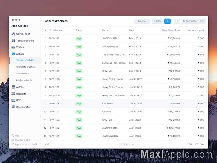 Frappe Books Mac PC - Gestion Comptable PME ( gratuit) - MaxiApple