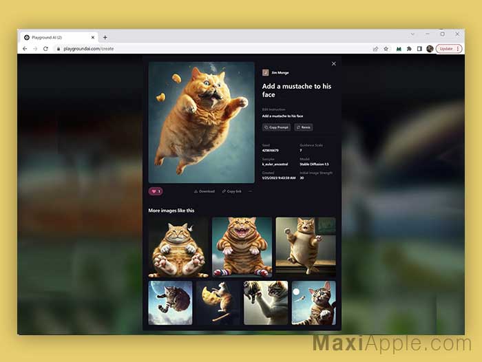 Playground AI, Création et Retouche Photo par IA (gratuit) - MaxiApple