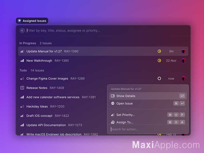 Raycast AI Mac - Alternative IA à Alfred et Spotlight (gratuit) - MaxiApple