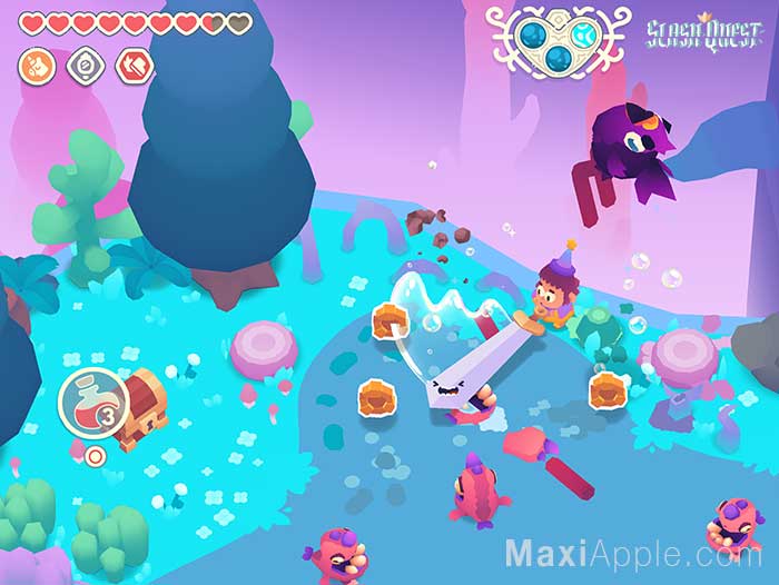 Slash Quest iOS Android - Jeu de Plateforme Rétro (gratuit) - MaxiApple