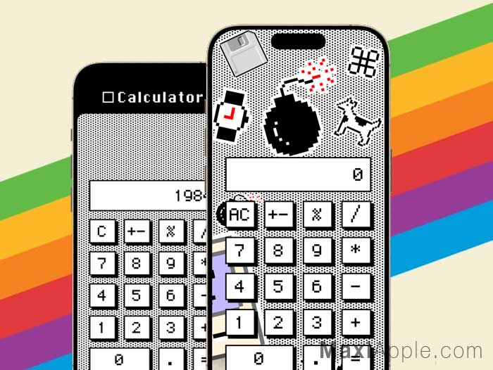 Calculator 1984 iOS Mac - Calculatrice Minimaliste et Rétro (gratuit ...
