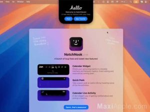 NotchNook Mac - Dynamic Island pour MacBook Pro (nouveau) - MaxiApple