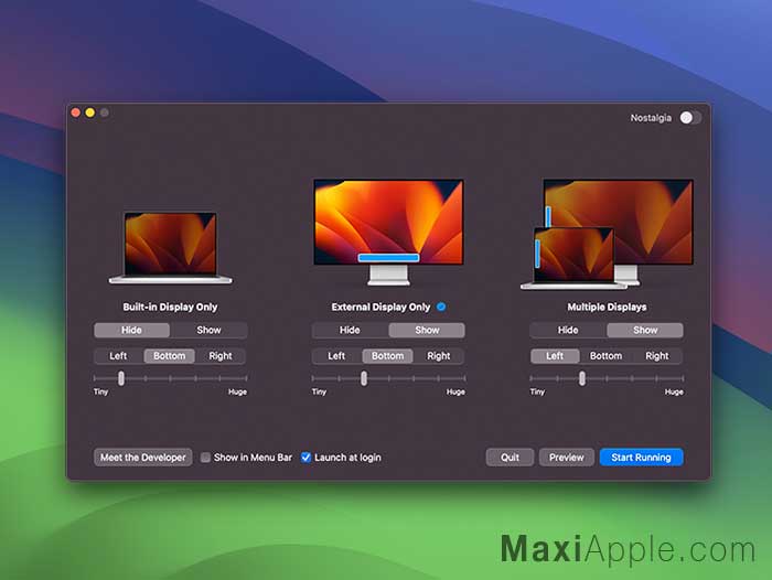 HiDock Mac - Configurer le Dock sur Différents Écrans (gratuit) - MaxiApple