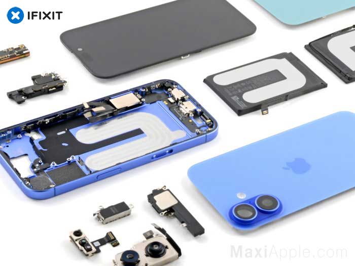 iPhone 16, le Plus Facile à Démonter et à Réparer iFixit (video) - MaxiApple