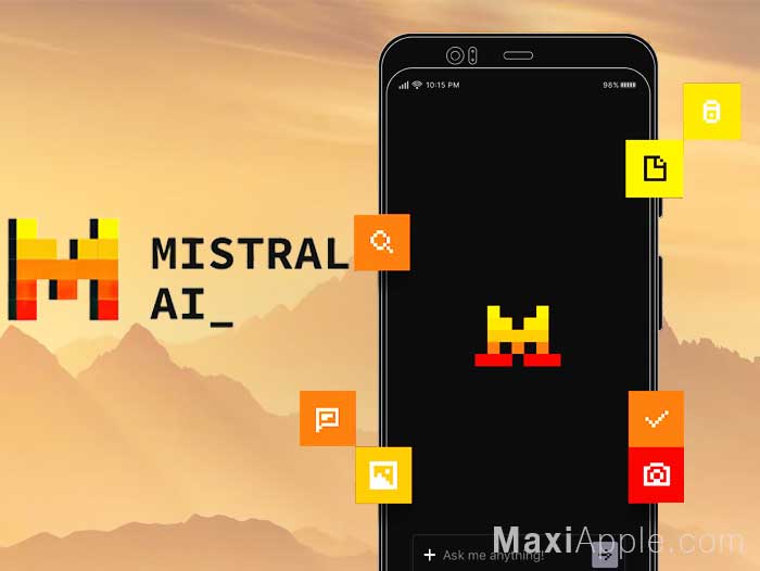 Le Chat IA iOS Android - App Officielle de Mistral AI (gratuit) - MaxiApple