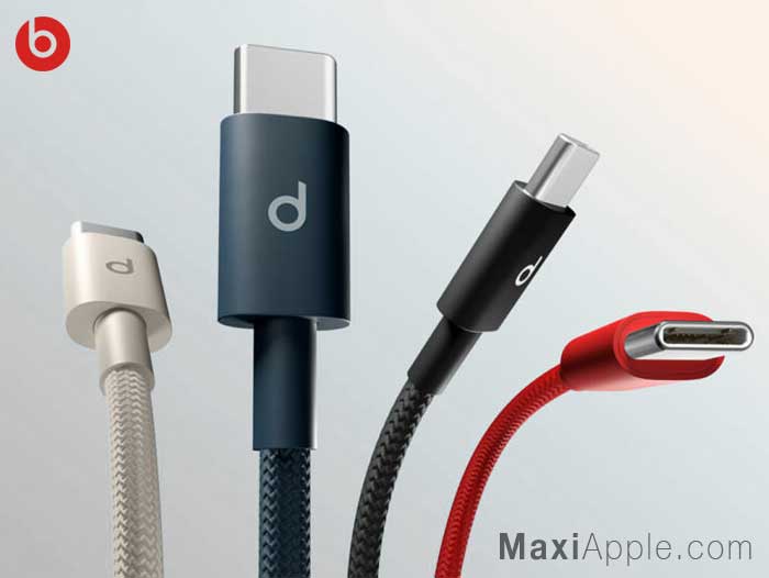 Nouveaux Câbles de Chargement Beats Lightning et USB-C - MaxiApple