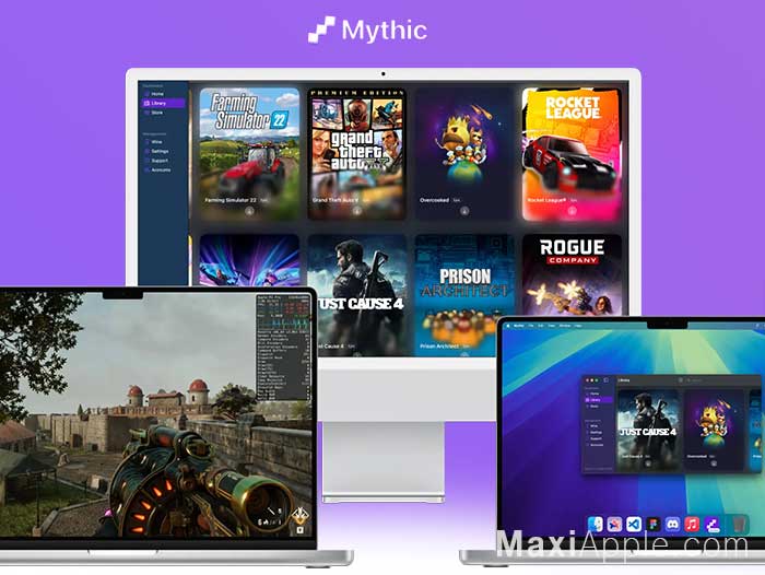 Mythic Mac - Jouez à vos Jeux PC Windows sur macOS (gratuit) - MaxiApple