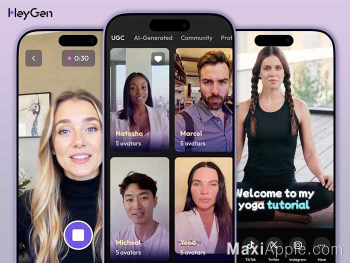 HeyGen AI iPhone - Générateur d'Avatars IA Hyper Réalistes (gratuit ...