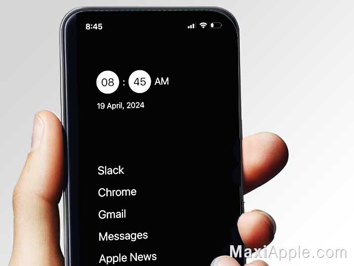Minimalist Launcher iOS - Votre iPhone en Dumb Phone (gratuit) - MaxiApple