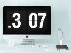 Fliqlo Mac Windows - Horloge Flip Flap Économiseur (gratuit) - MaxiApple