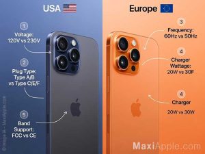 iPhone USA ou iPhone Europe ? 5 Différences qui Changent Tout - MaxiApple